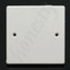 White Plug Electric Mains Spare Wall Switch Socket Single Blanking ...