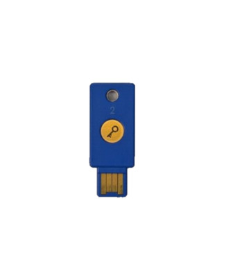 Yubico Yubikey Blue Security Key USB-A With NFC FIDO2 WebAuthn U2F GET ...