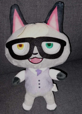 Raymond Animal Crossing nintendo Plush teddy toy figure 9" inchs | eBay UK