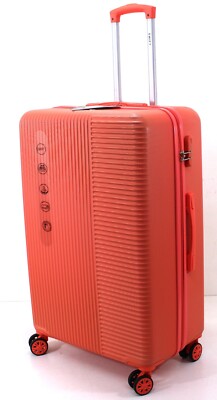 XL Large Suitcase 4 Wheel MEDIUM Lightweight ABS Hard Shell Luggage ...