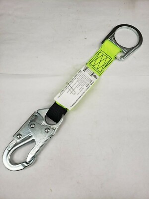 SafeWaze FS813 18" D-Ring Extender with Snap Hook Fluorescent Green | eBay