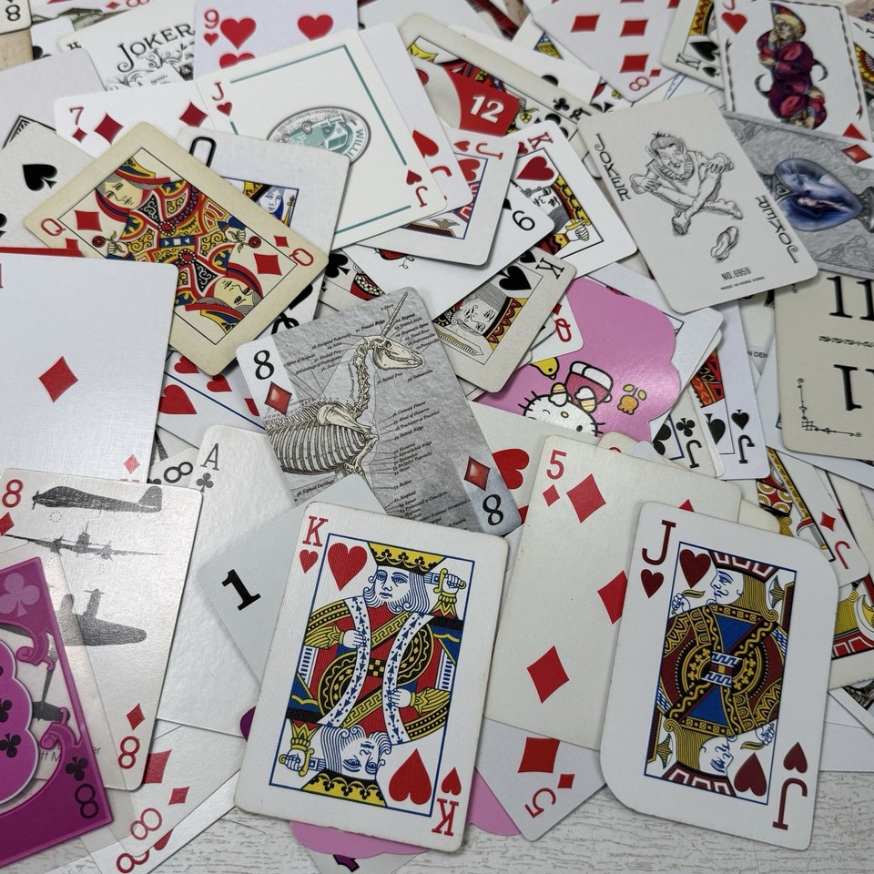 375 Single Swap Playing Cards Mixed Lot Vintage to Modern Collect Trade ...