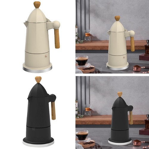 Moka Pot 6 Cups Fashion Accessories Compact Classic Espresso Coffee Pot ...