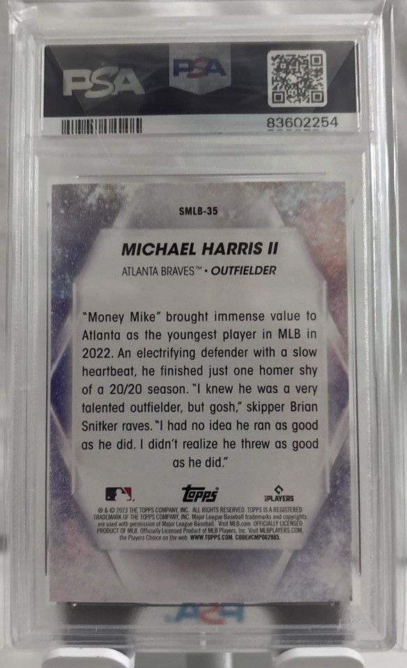 2023 Topps Michael Harris II Stars of MLB Rookie (RC) PSA GEM MT 10 | eBay