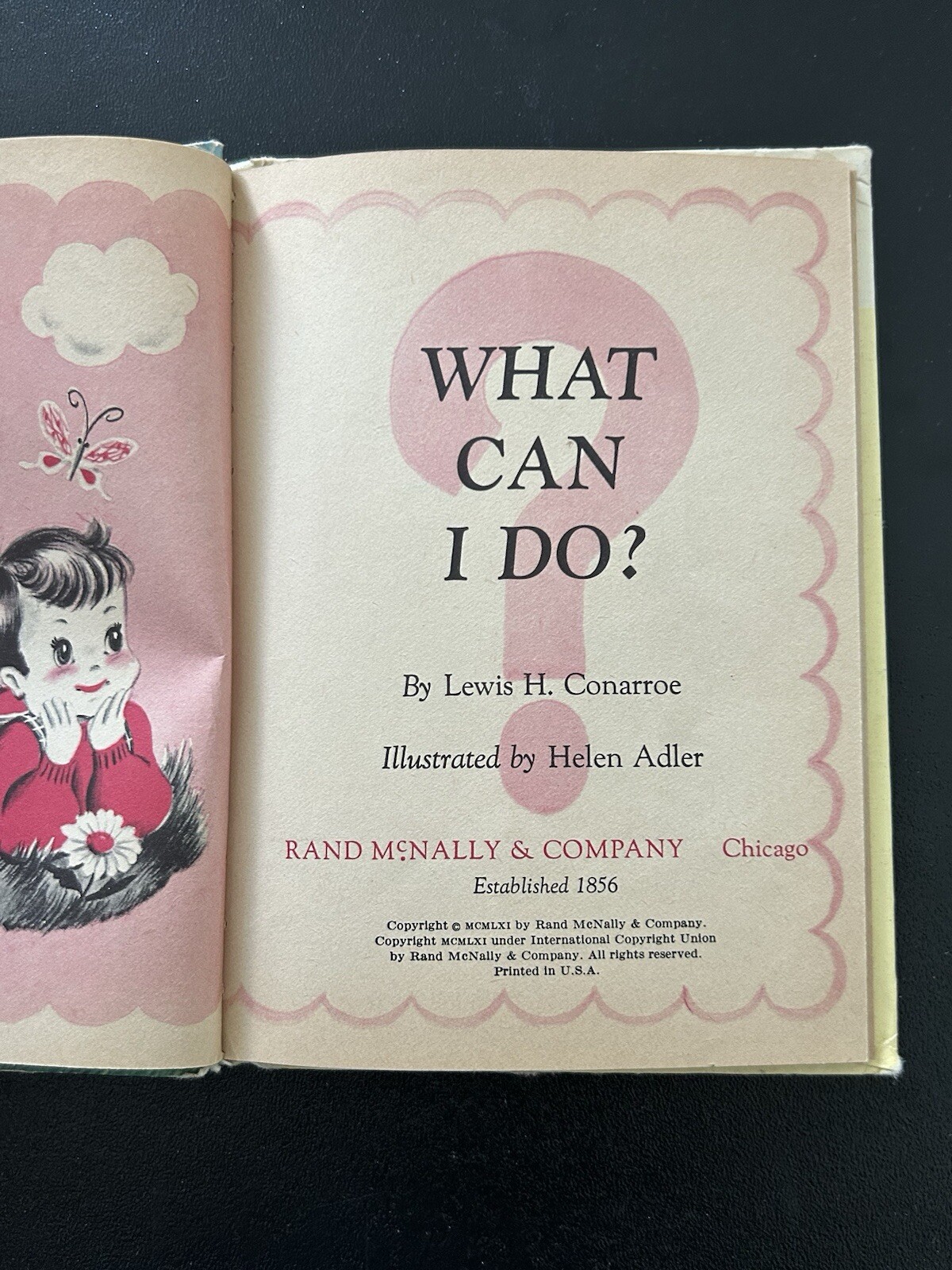 Vintage 1961 What Can I Do? Book Junior Elf Rand McNally Children's HC ...