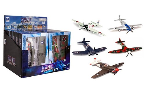 New Ray 1:48 World War II Fighter Planes 5 Styles Pilot Model Kits ...
