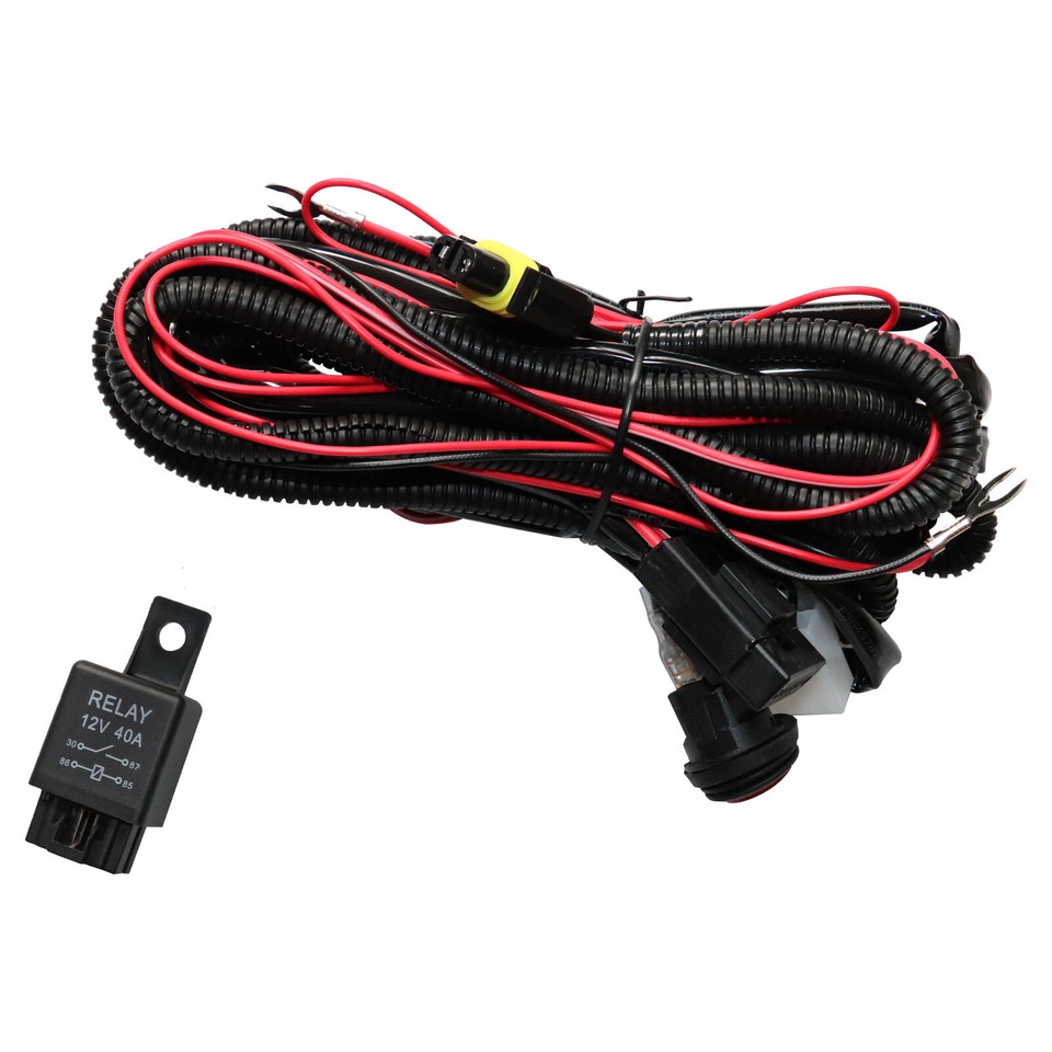 1 Pair For 2018 2019 Ford Explorer Clear LED Fog Light Kit w/ Switch ...