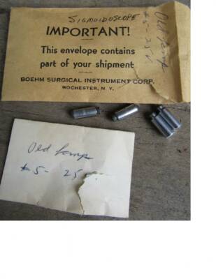 ( 4 ) NEW BOEHM SIGMOIDOSCOPE REPLACEMENT BULBS | eBay