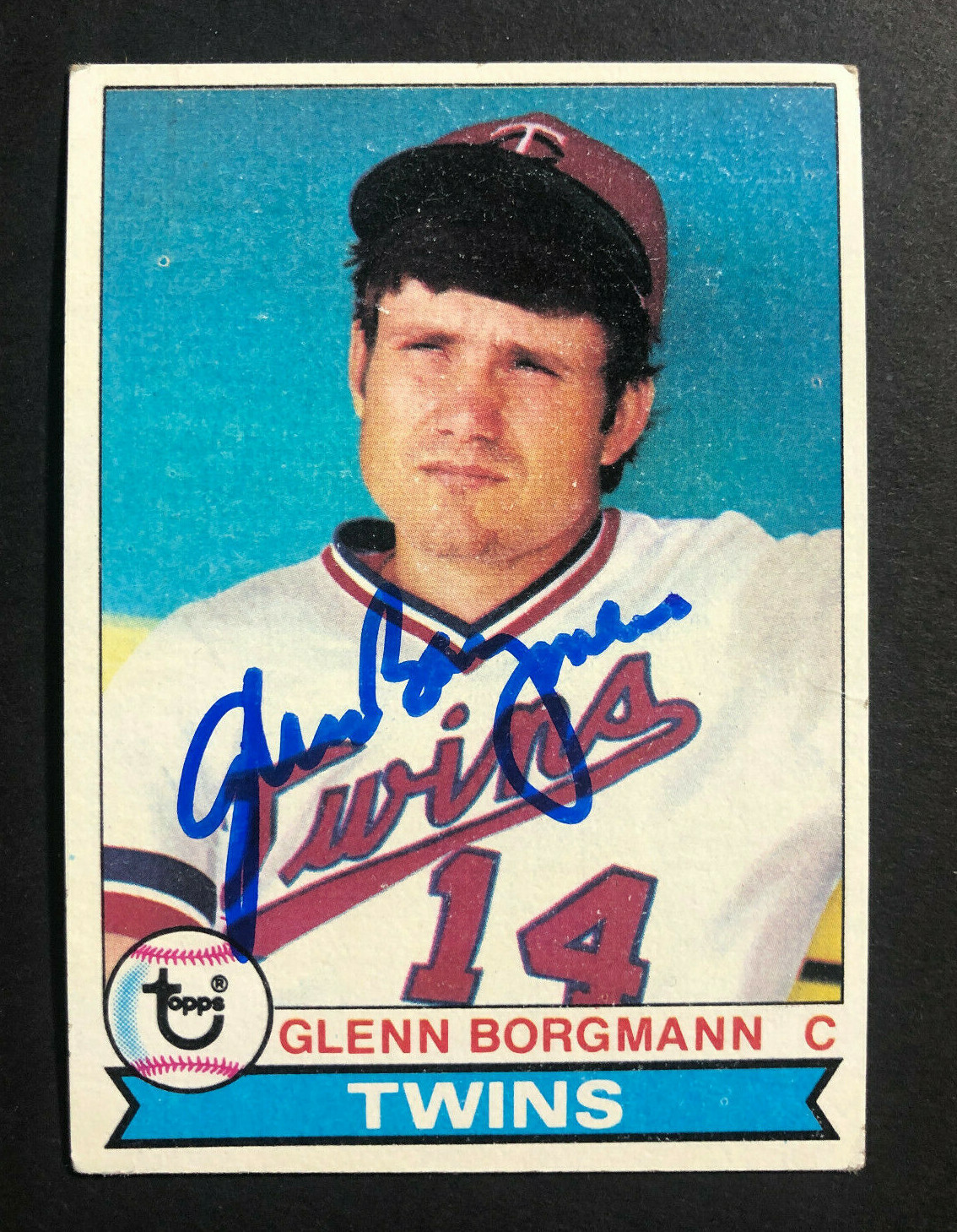 Glenn Borgmann Twins Signed 1979 Topps Baseball Card #431 Auto ...