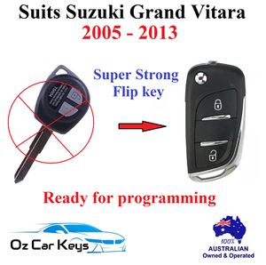 SUZUKI GRAND VITARA REMOTE FLIP KEY 2005 2006 2007 2008 2009 2010 2011 ...