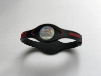 NBA TEAM MIAMI HEAT Power Balance Energy Health Band Bracelet ...
