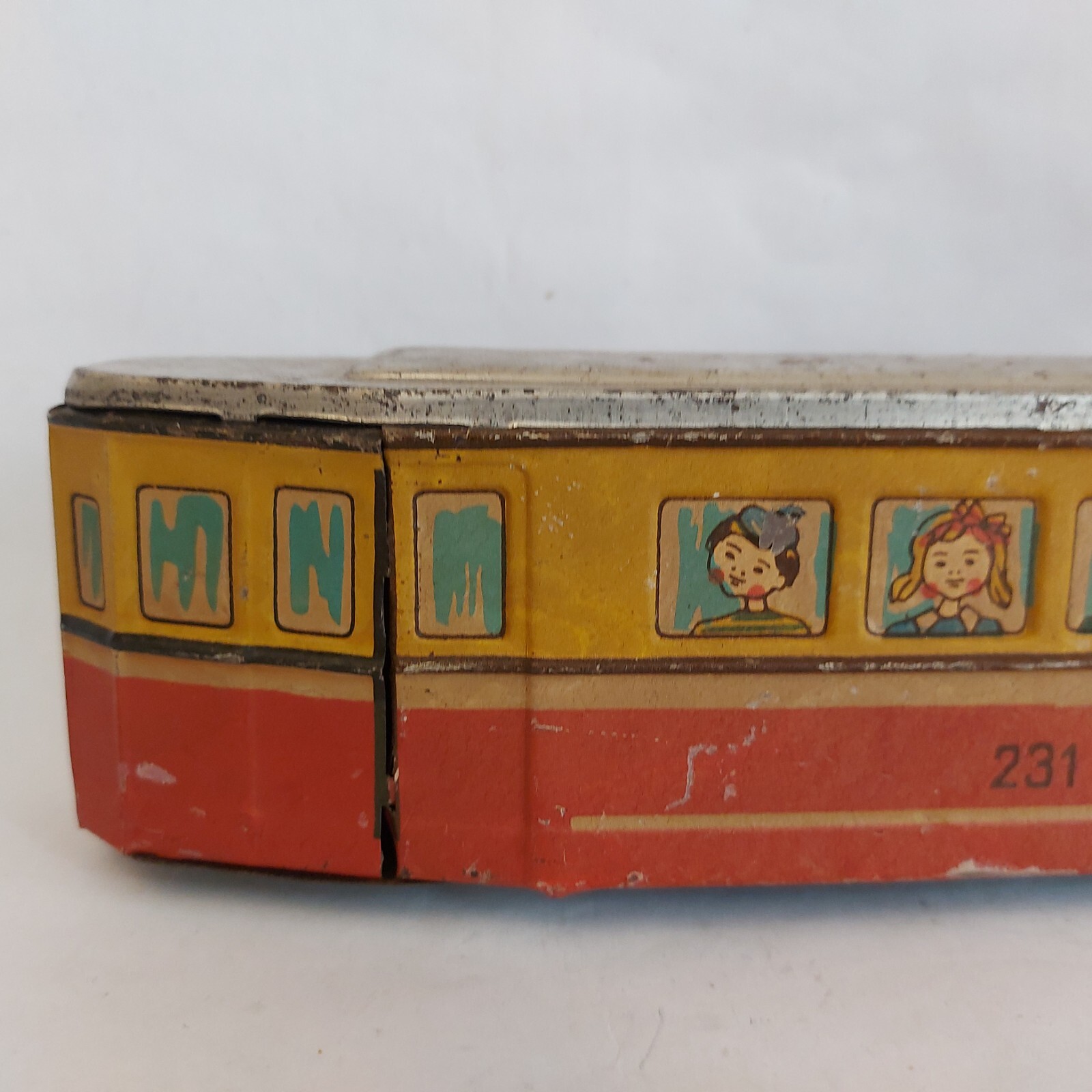 Vintage Romania AGATEX Tram Trolley Bus Friction Tin Toy | eBay
