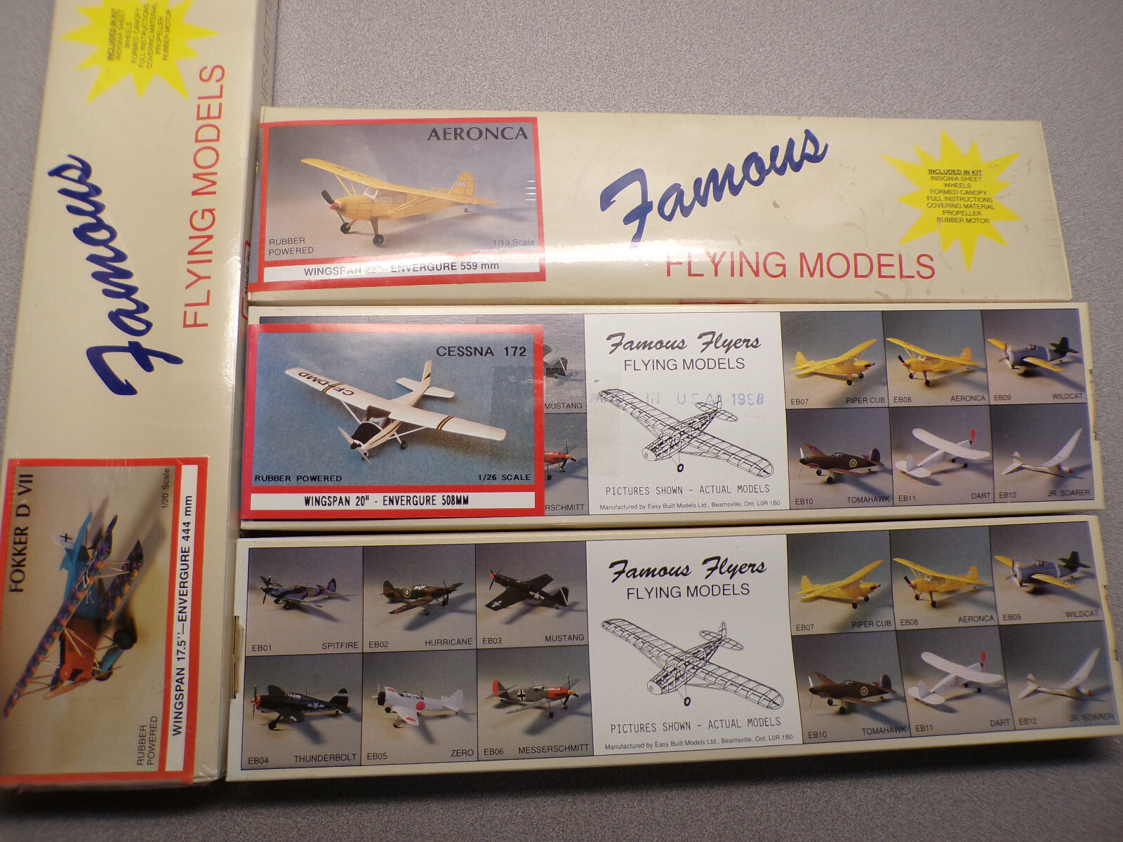 FAMOUS FLYING MODELS BALSA KITS FREEFLIGHT/RC BULK of FOUR 1 PRICE | eBay