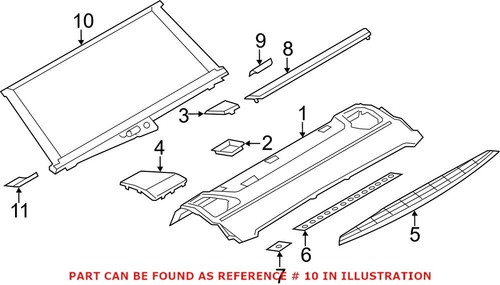Genuine OEM Rear Back Glass Sunshade For BMW 51469129056 | eBay