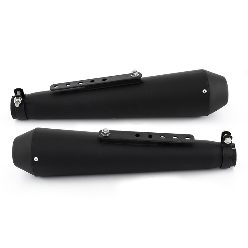 Fit For Harley Reverse Cone Megaphone Exhaust Pipes Motorcycle Mufflers ...