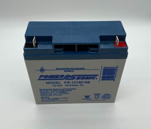POWER-SONIC PS-12180 12Volt Generator Battery 12v 18ah SLA | eBay