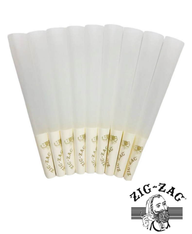 Zig-Zag 1 1/4 Size Ultra thin Pre rolled Cone 50 100 200 Cones Free ...