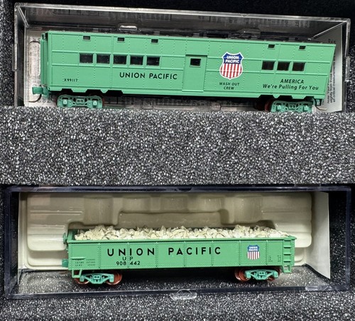 NSC N Scale Collector Union Pacific UP MOW 10 Car Set. Mint New In Box ...