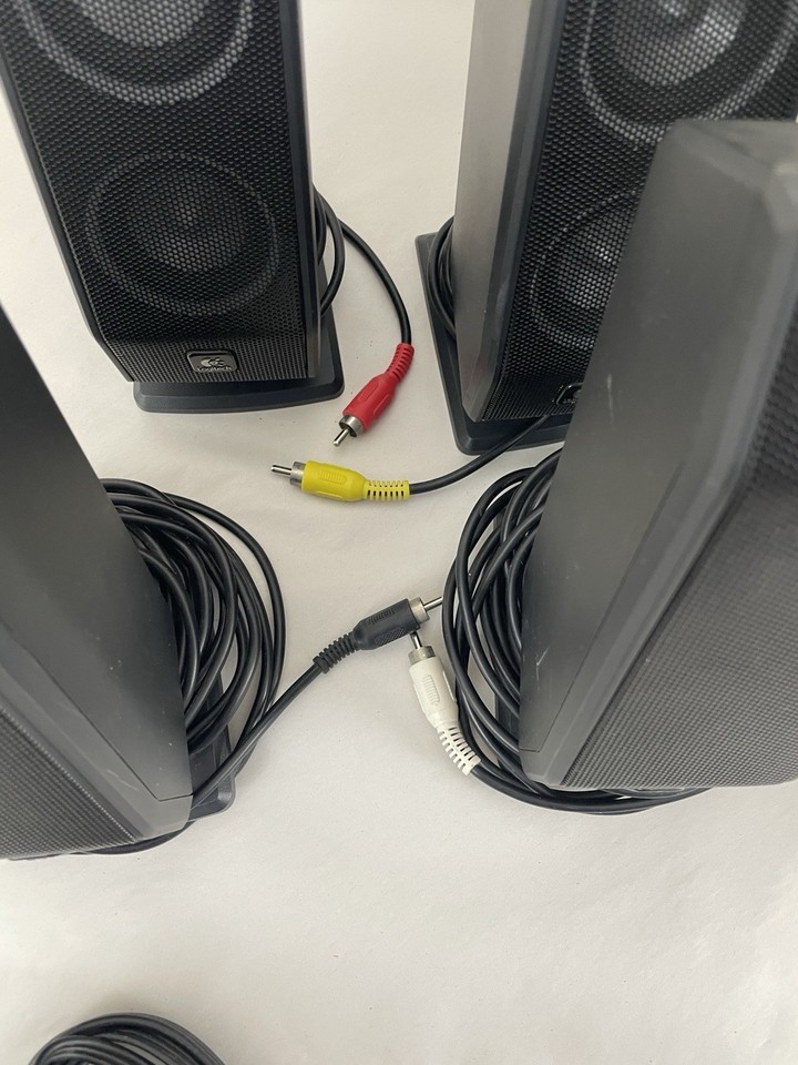 Logitech X-540 5.1 Surround Sound Speaker System with Subwoofer | eBay