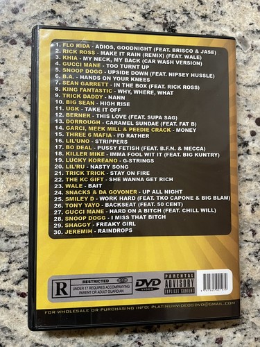 RARE • DVD “Platinum Videos” VOL 3 • 1000% “Remixed” too short 2pac ugk ...
