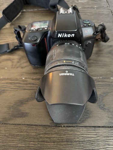 Nikon N70 35mm Film Camera & Tamron AF 28-200mm Lens - New Batteries ...