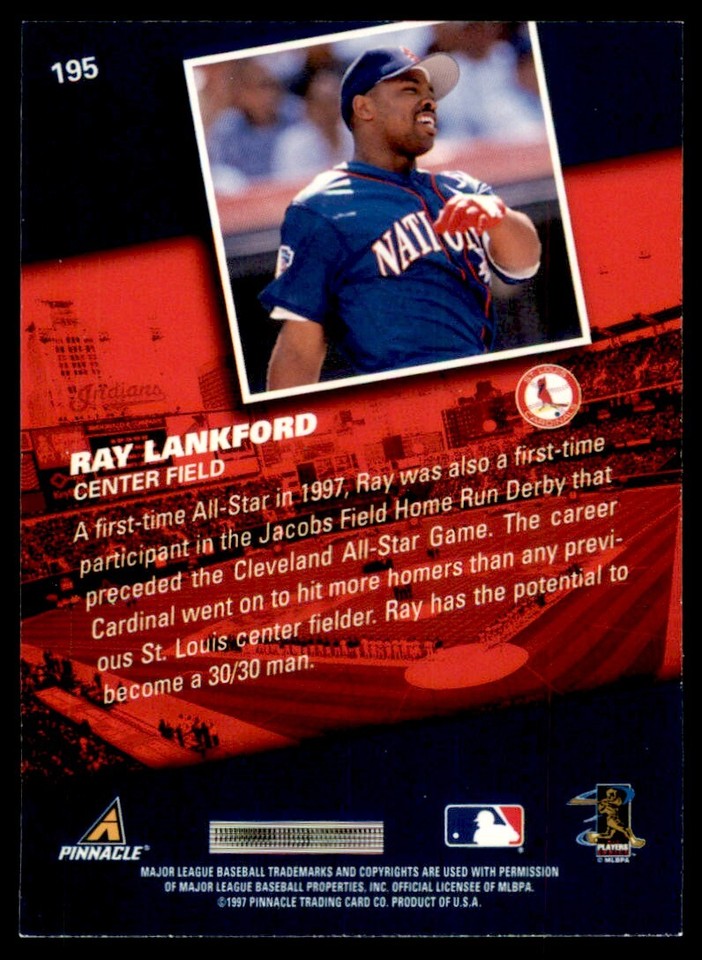 1998 Pinnacle Goin' Jake #195 Ray Lankford St. Louis Cardinals | eBay