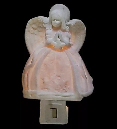 Vintage Angel Plug-in Night Light Porcelain w/box | eBay