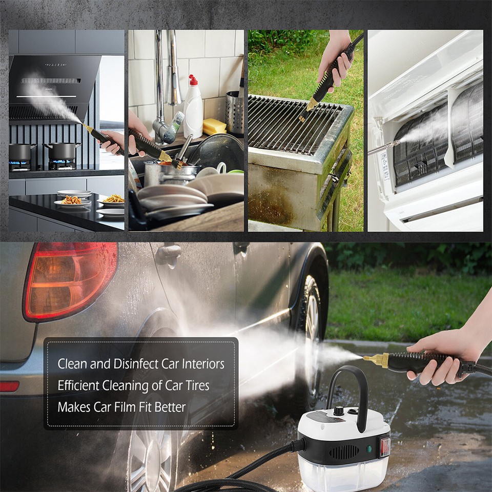 2500W Handheld Car Detailing Cleaning Machine High Temp Steam Cleaner ...