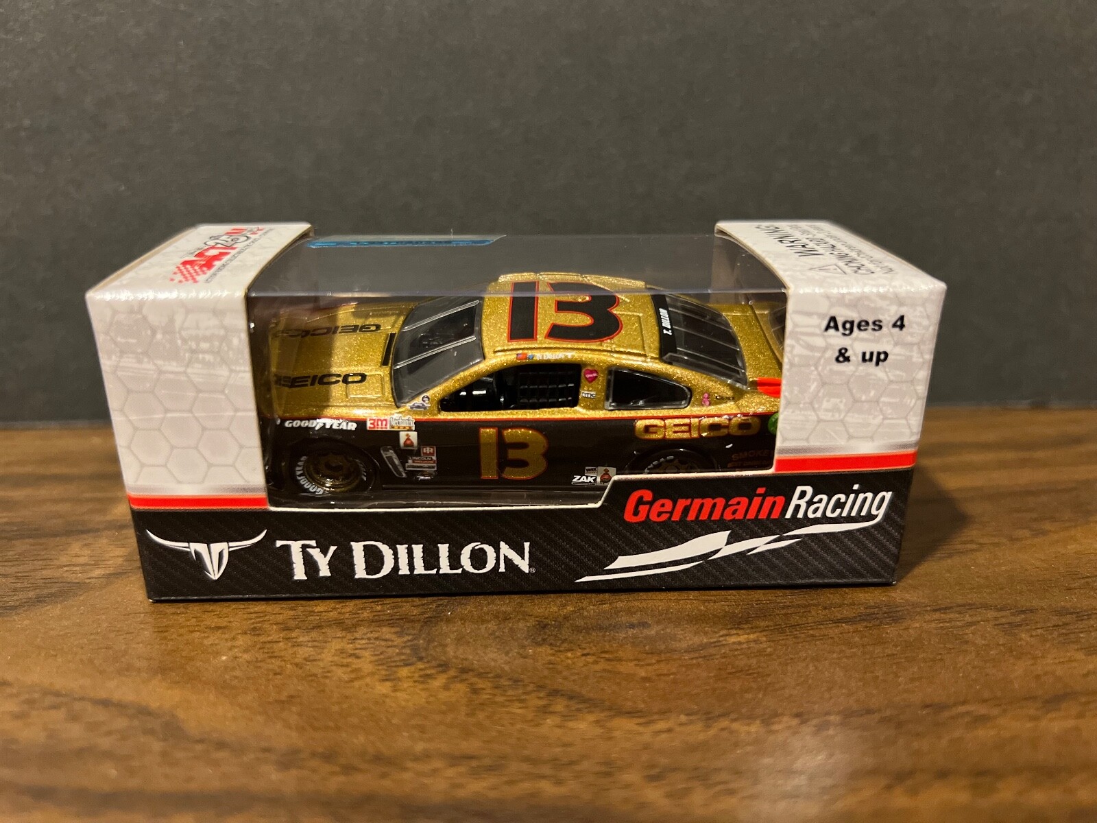 Ty Dillon 2017 #13 GEICO Darlington SMOKEY YUNICK Chevy SS 1/64 NASCAR ...