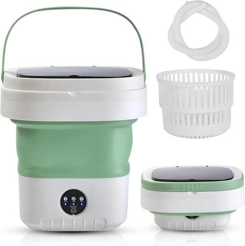 Portable Washing Machine,12L Mini Washer with Foldable Design, Has 3 ...