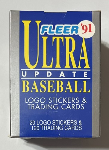 1991 Fleer Ultra UPDATE Baseball Sealed Factory Set 120 Cards & 20 Logo ...