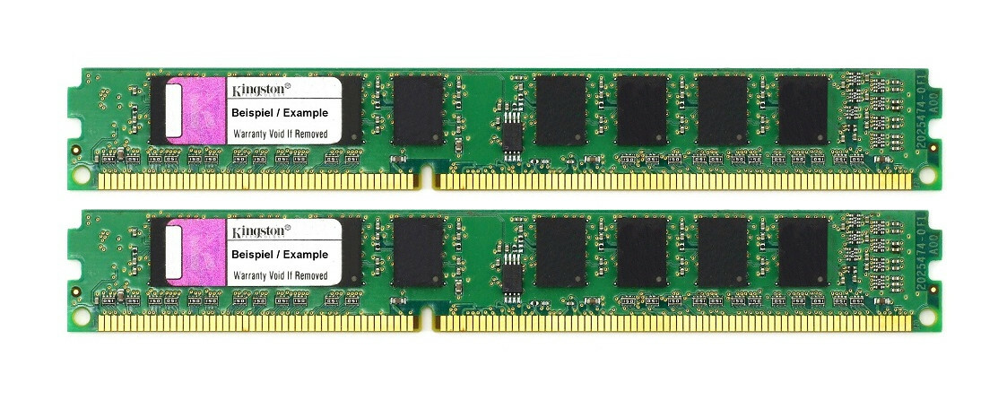 Kingston 4 GB (2x2GB) KVR1333D3N9/2G DDR3-1333 PC3-10600 Low Profile ...