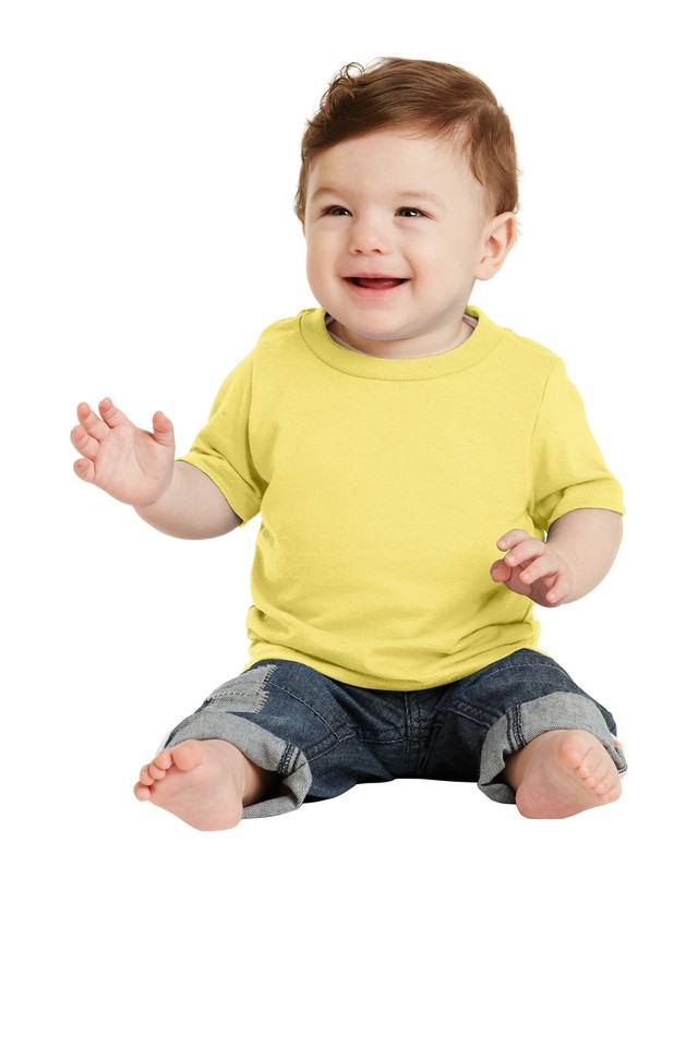 Port & Company Infant Short Sleeve Core Cotton Crew Neck Stylish T ...