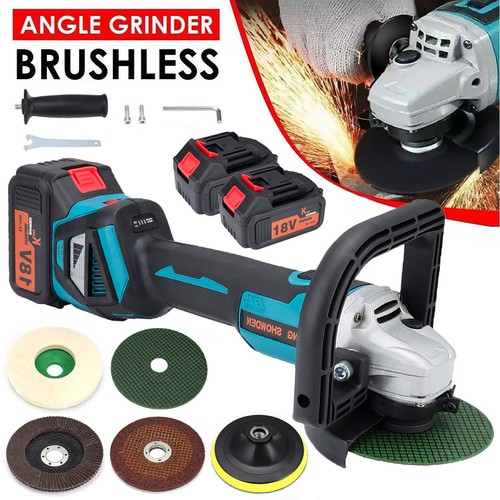 Cordless Angle Grinder Car Buffer Polishing Machine Sander Cutting Tool ...