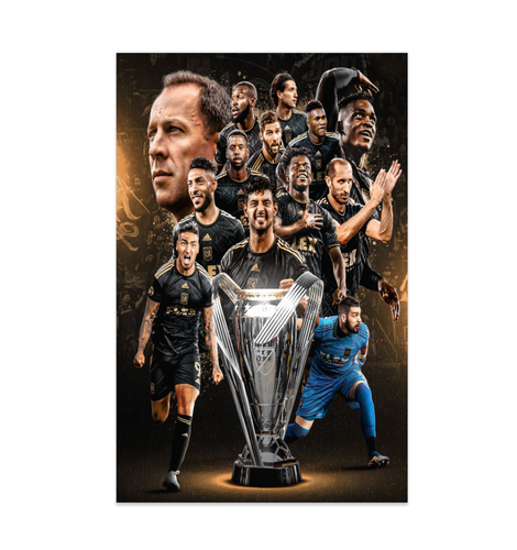 LAFC 2022 MLS Cup champions poster 11x17 | eBay