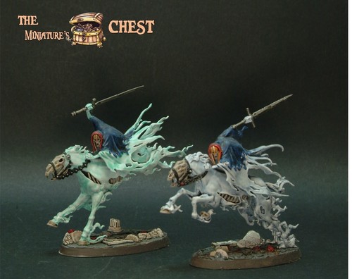 Warhammer AOS 2x Nighthaunt Dreadblade Harrow peinte par TMC Team | eBay