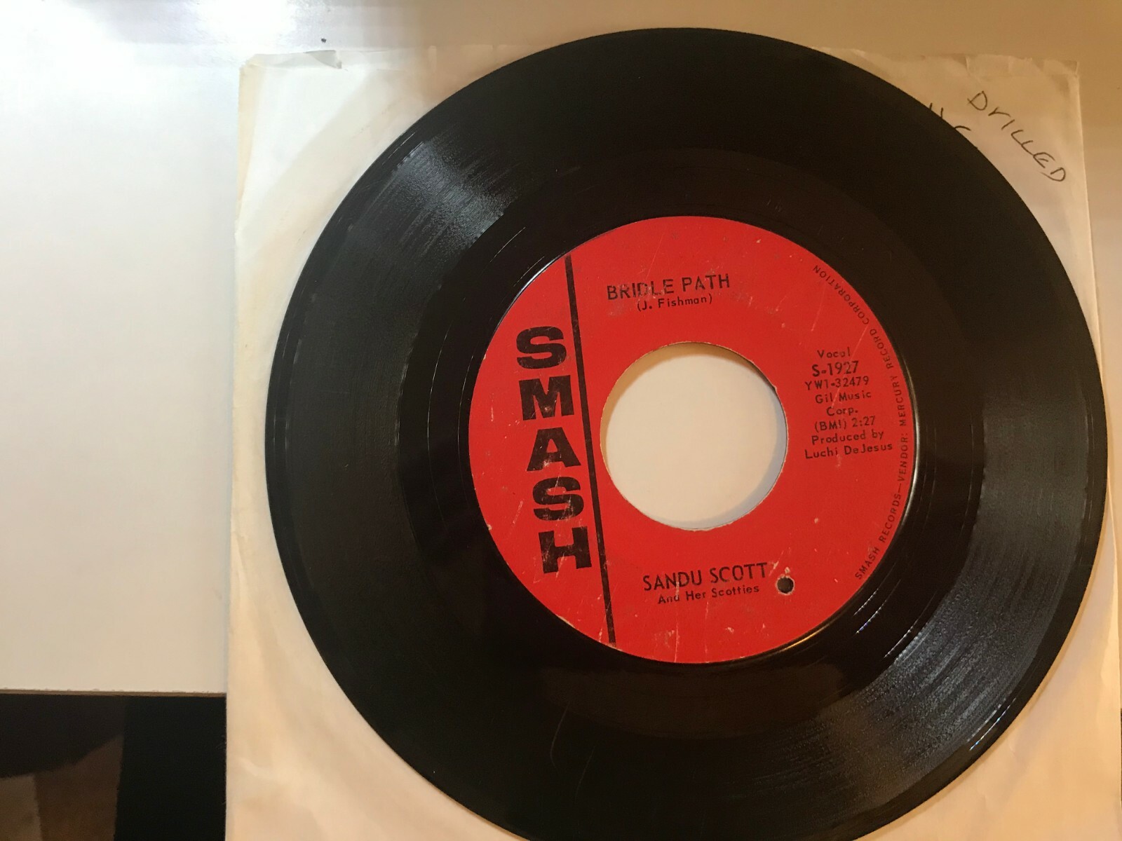 FUNK 45 RPM RECORD - SANDU SCOTT - SMASH 1927 | eBay