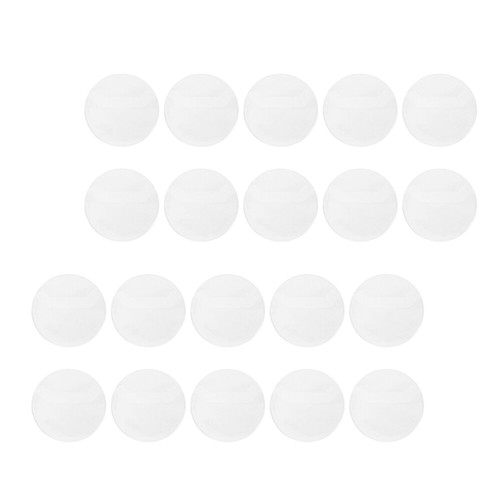 20 Pcs Badge Case Clear Protector Pin Round Protective Cover Covers | eBay