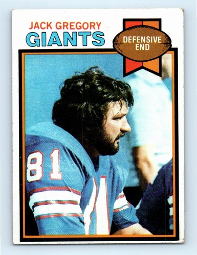 1979 Topps Jack Gregory New York Giants #291 | eBay