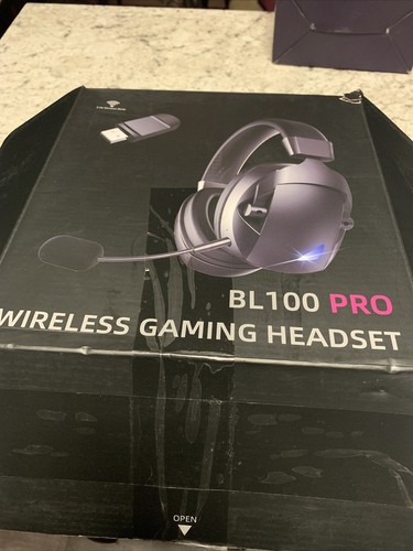 BL100 Pro Wireless Gaming Headset With Detachable Noise Cancelling Microphone | eBay