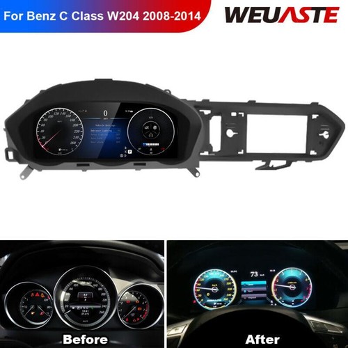 Digital Instrument LCD Cluster 12.3 inch For Mercedes Benz C Class W204 ...