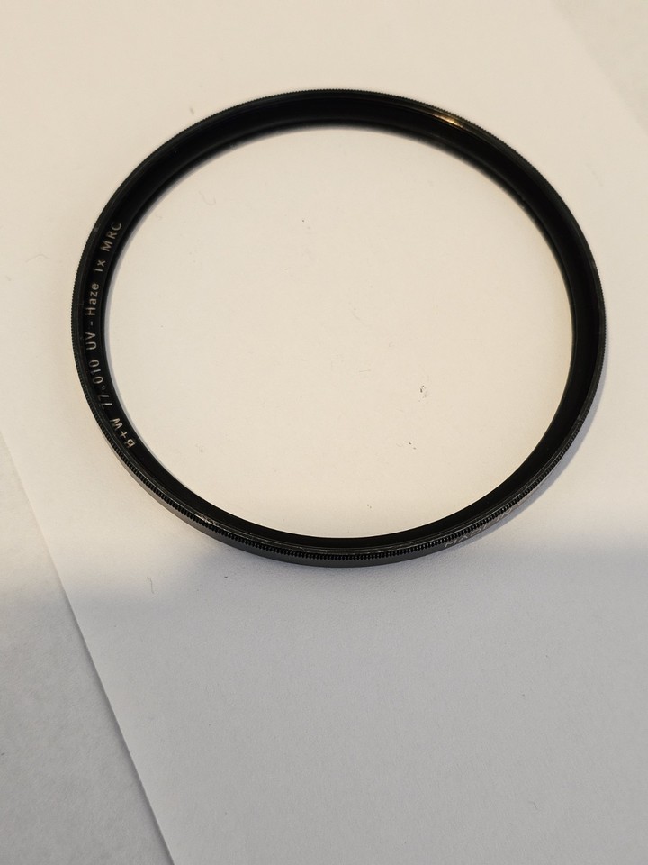 B+W 77mm UV Haze 1x MRC 010 Lens Filter / PRE OWNED / GOOD CONDITION | eBay