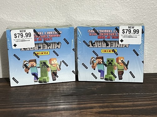 LOT Of 2 2024 Panini Minecraft Hobby Box New Factory Sealed 24 Packs ...