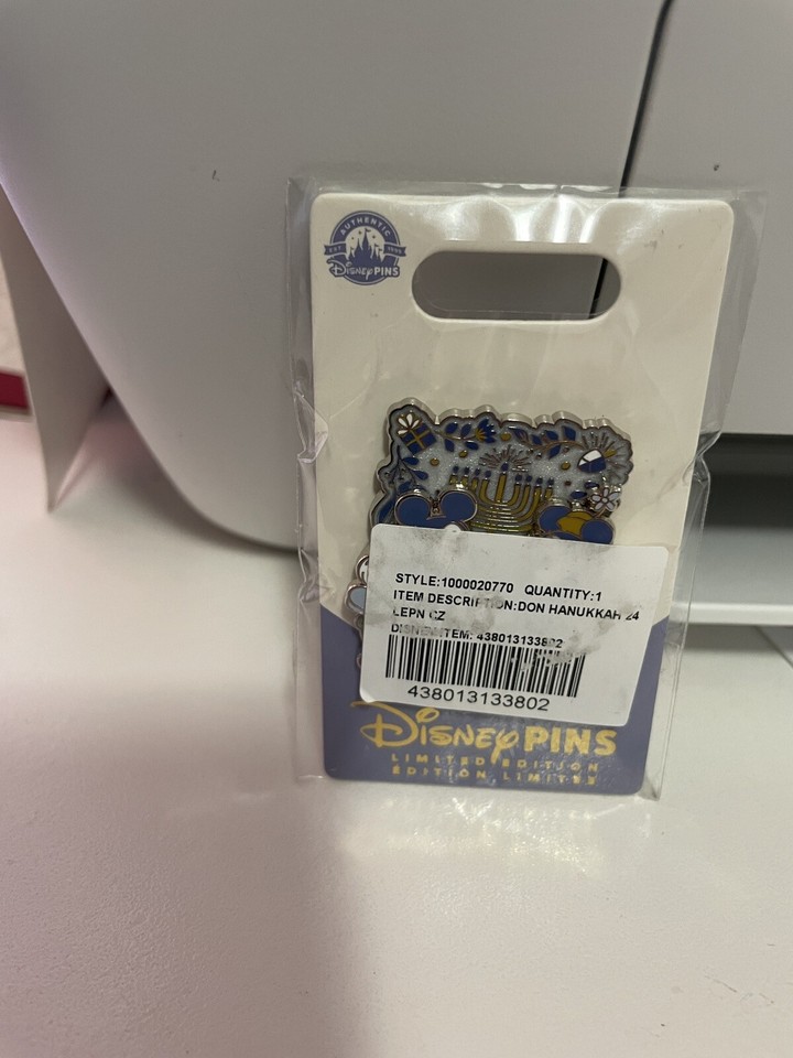 Disney Mickey and Minnie Mouse Happy Hanukkah Pin Limited Edition Of ...