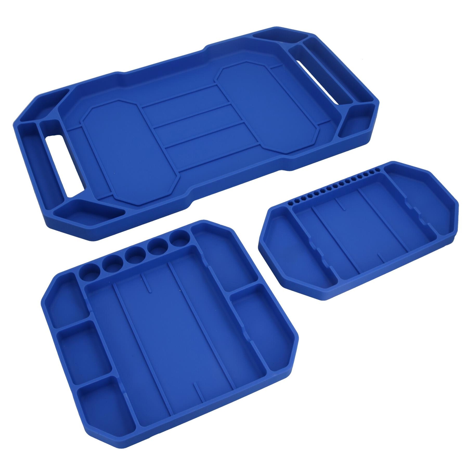 Non Slip Flexible Tool Trays Organiser Tool Box Compartments Oil ...