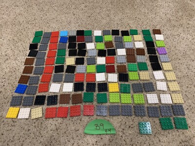 huge Lego Lot Building Blocks Parts Pieces Accessories 4x4 base plate ...