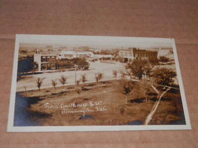 BLOOMINGTON NEBRASKA - 1910'S REAL-PHOTO POSTCARD - BIRD'S EYE from ...