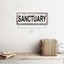 Sanctuary Metal Sign; Wall Decor for Home and Office | eBay