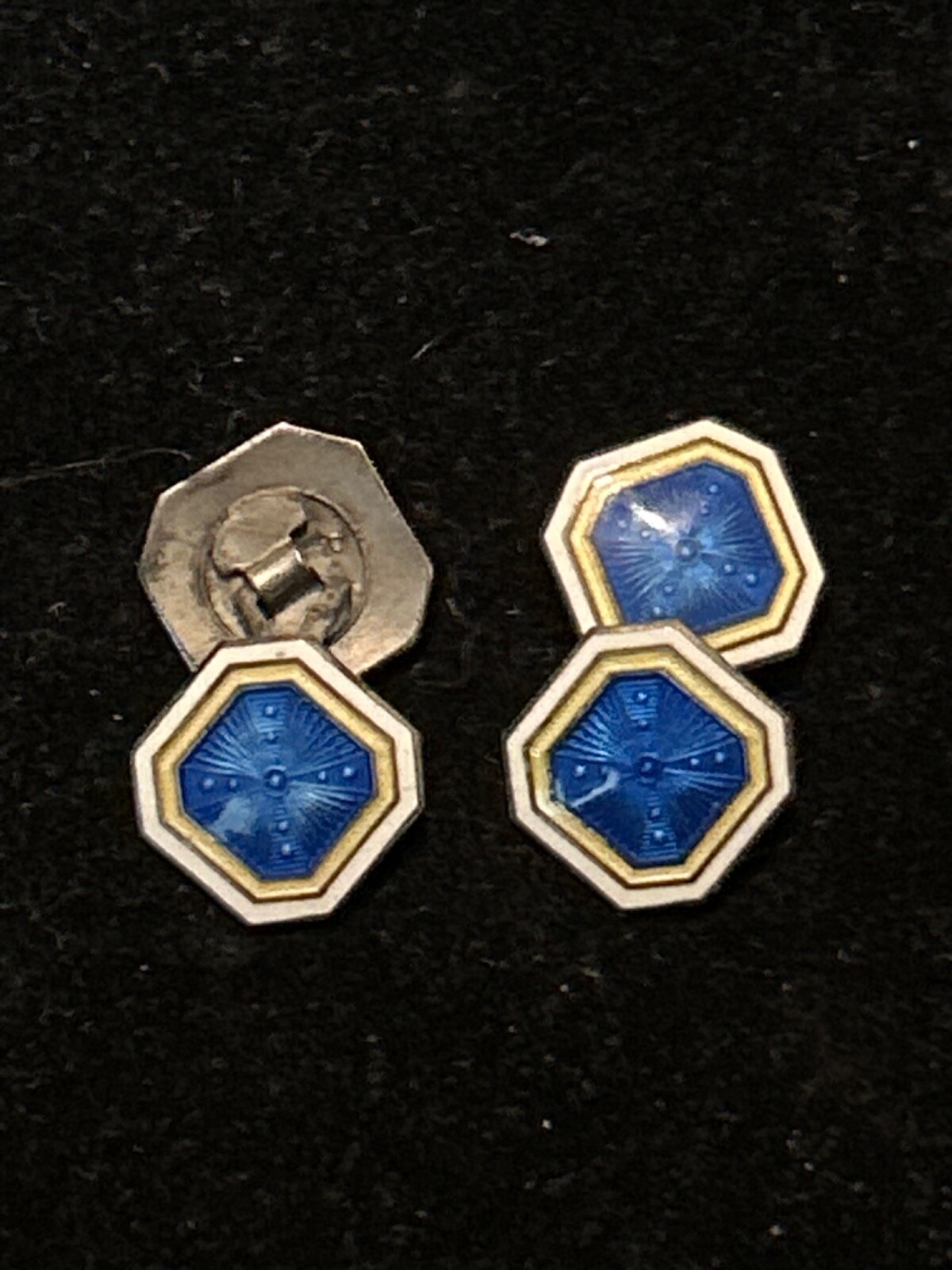 ANTIQUE F&B Foster & Bailey Sterling Silver & Guilloc… - Gem