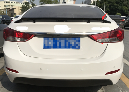 R Style ABS Rear Spoiler Wing for 2011-2016 Hyundai Elantra Sedan ...